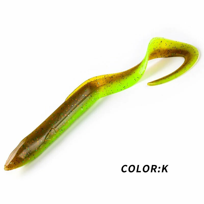 BEARKING EEL Силиконовая приманка, 150mm, Цвет: K, 5pcs