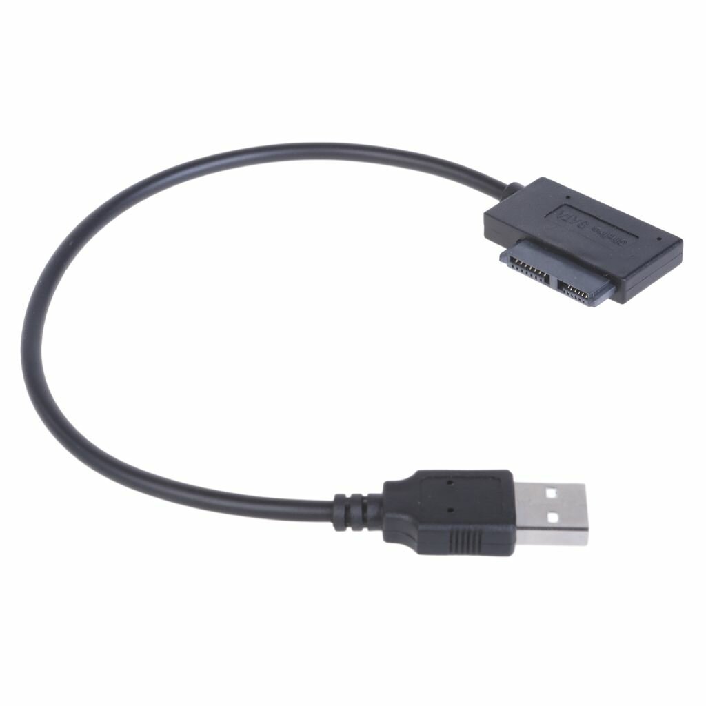 Кабель для подключения оптического привода ноутбука 7+6 SATA к USB2.0