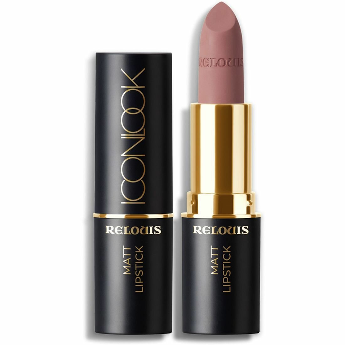 Губная помада матовая Icon Look RELOUIS тон 03 Couture Style