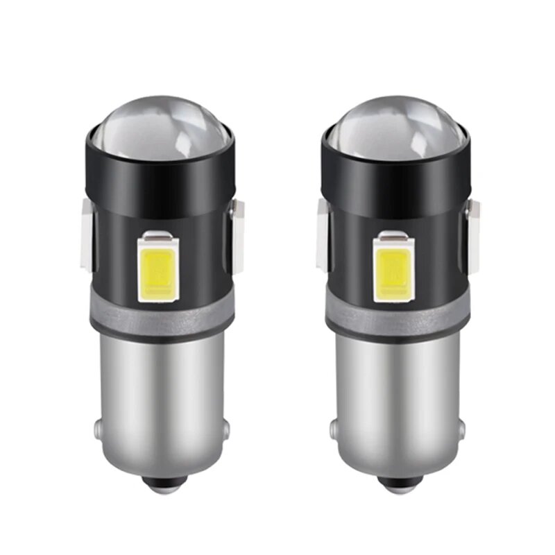 2 шт. T4W LED Ba9s H6W купольный светильник, белый