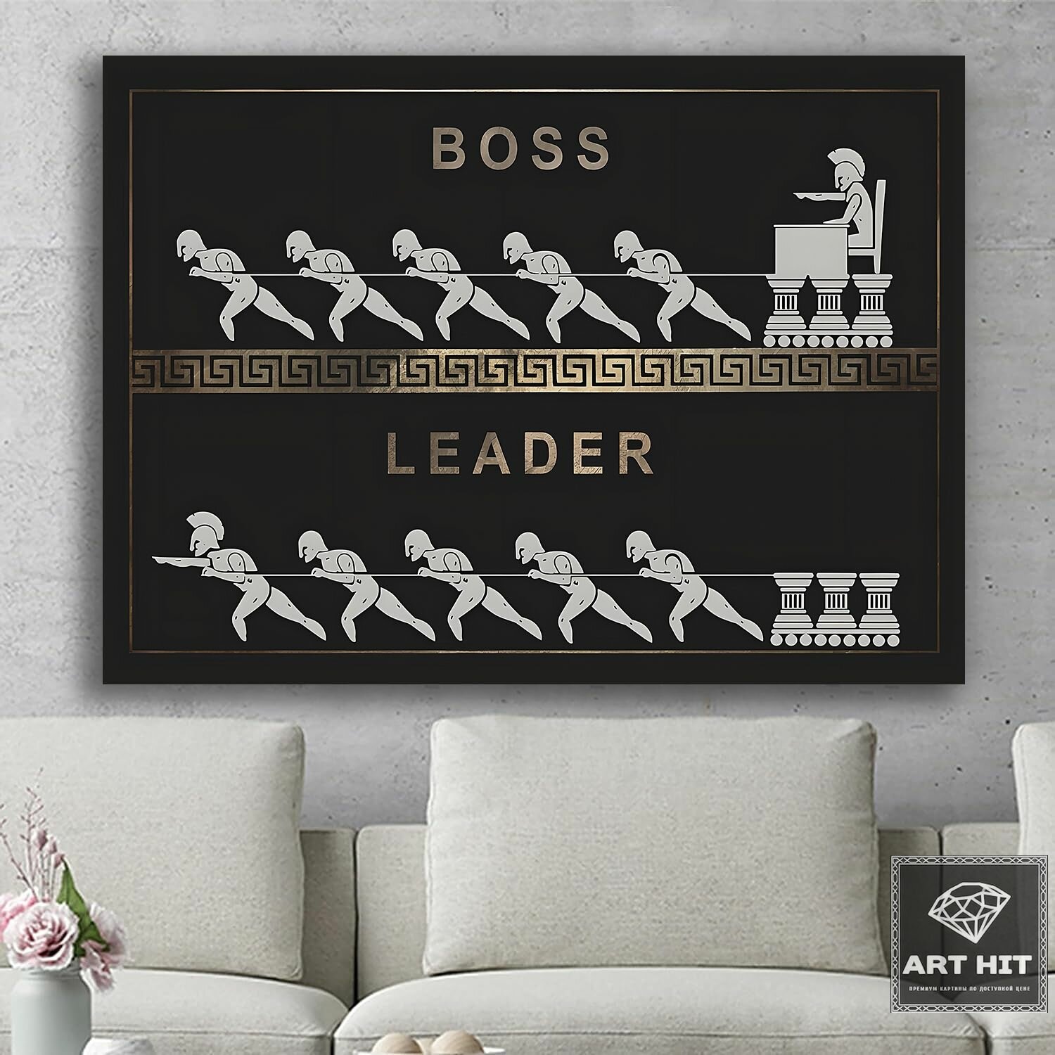 Интерьерная картина Мотивация, в офис, дом, бар, лофт, 50х70