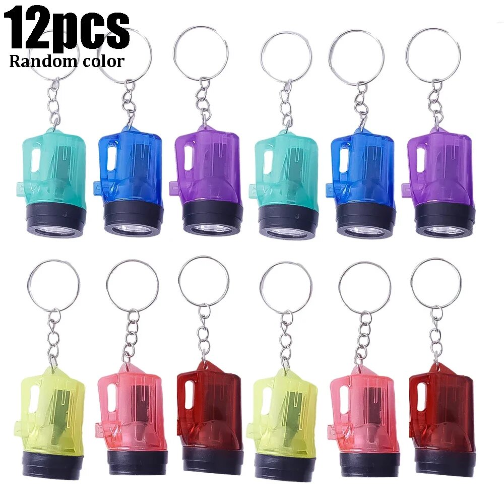 Мини-фонарик случайного цвета Short, 12PCS