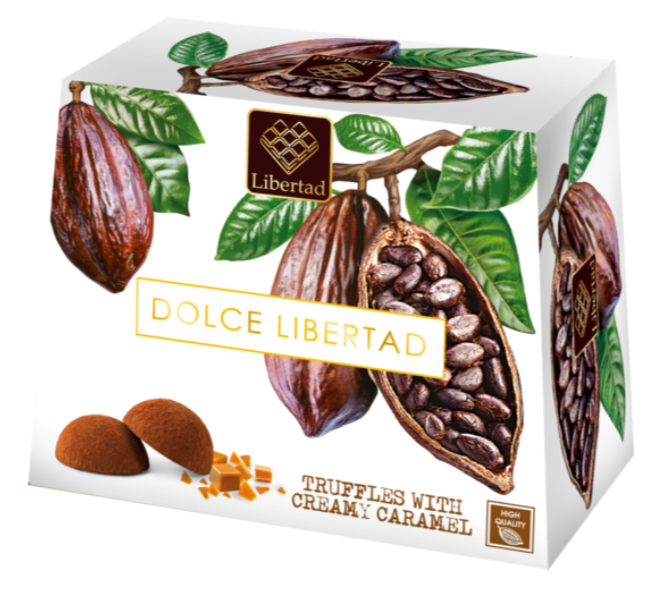 Трюфели DOLCE LIBERTAD со сливочной карамелью /картон/ 150г