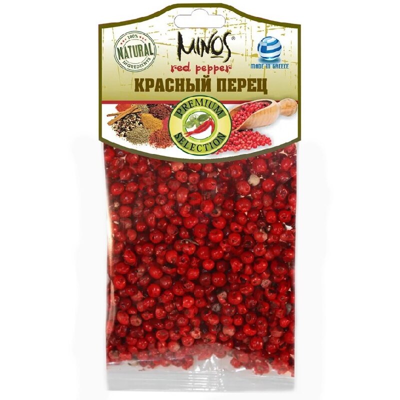 Специя MINOS Красный перец /пакет/ 20г