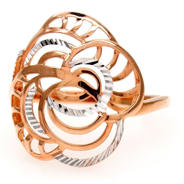 Кольцо, красное золото, 585 проба