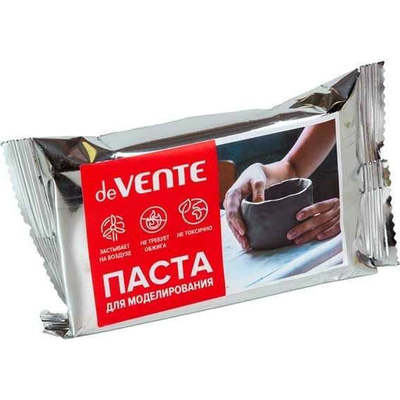 Паста для моделирования deVENTE 150 гр, Hobby Creative серая, самозатвердевающая на воздухе (8042426)