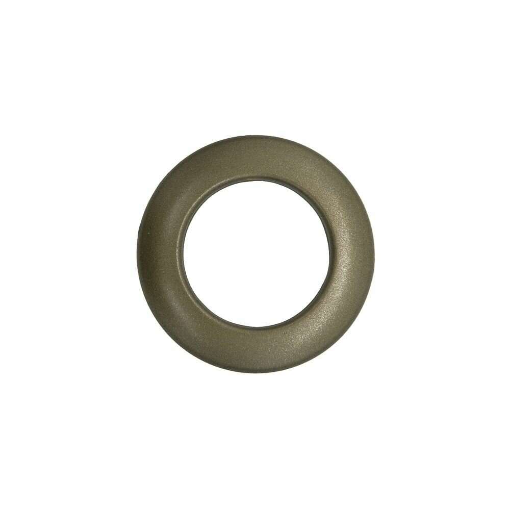 Люверсы для штор Belladonna круглый диаметр 35 мм пластик, цвет 10 матовая темная латунь, 10 шт