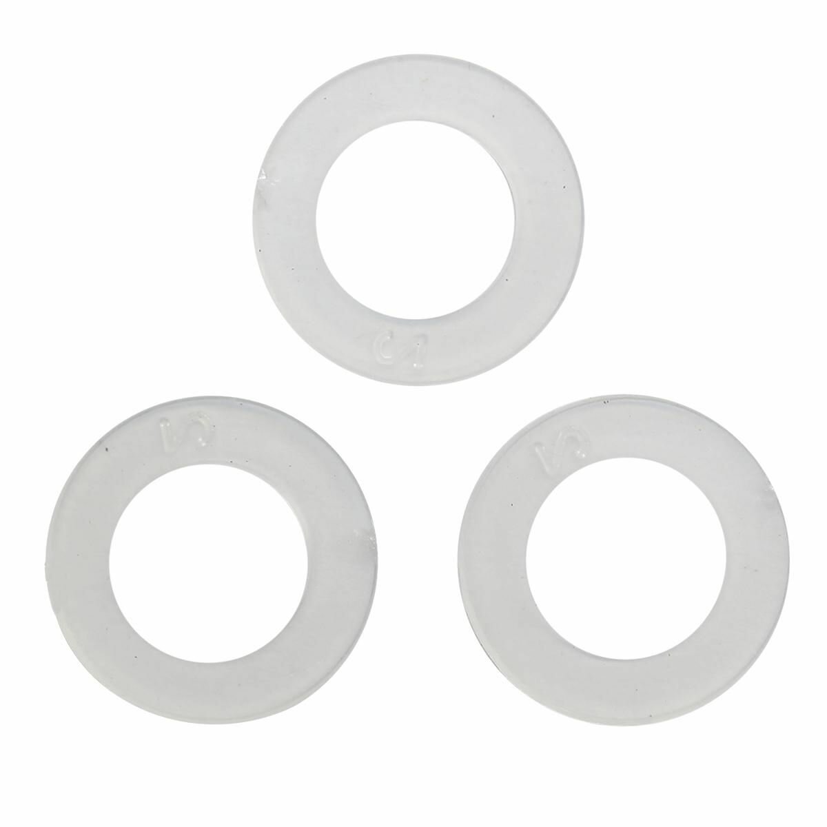 Кольца-уплотнители протос Пластик, под люверс, 6-10,5 мм, 5 мм, 1781, 1000 шт