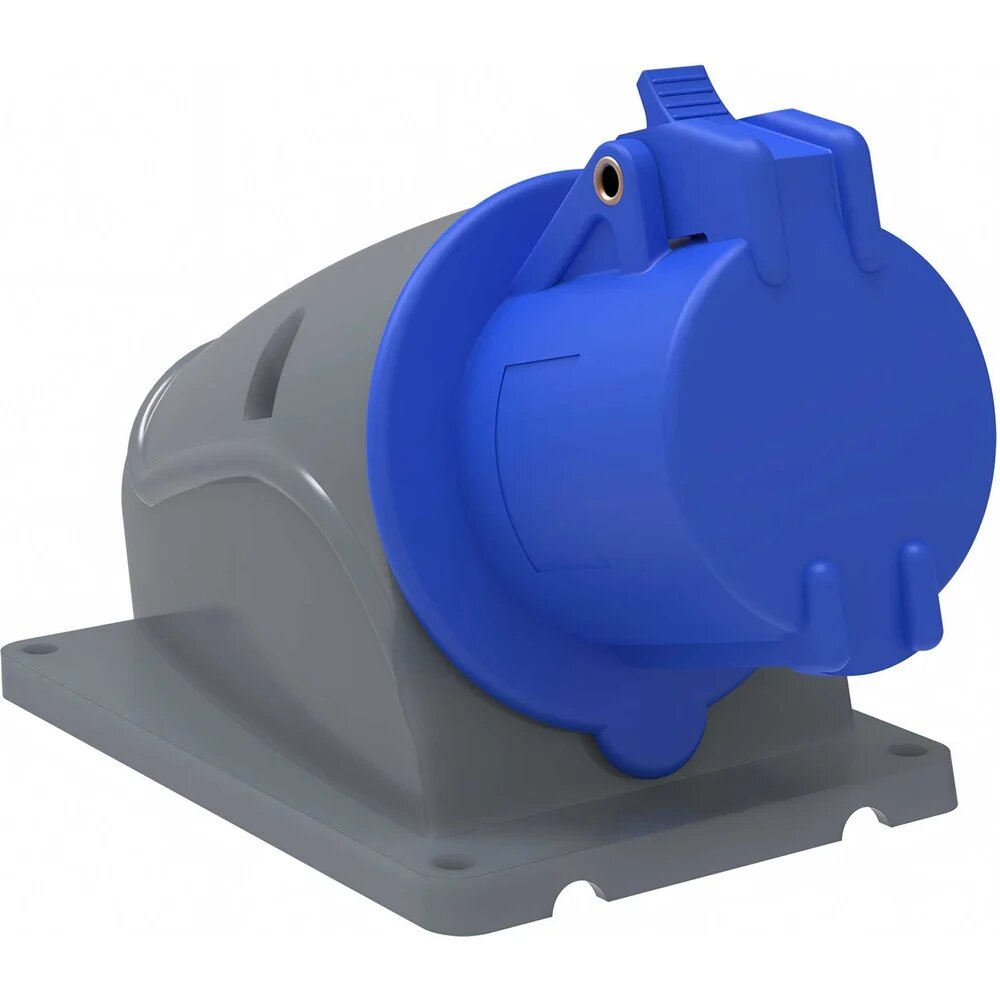 Стационарная розетка IEK ССИ-113, 16А-6ч/200-250В, 2Р+РЕ, IP44, MAGNUM PSN11-016-3