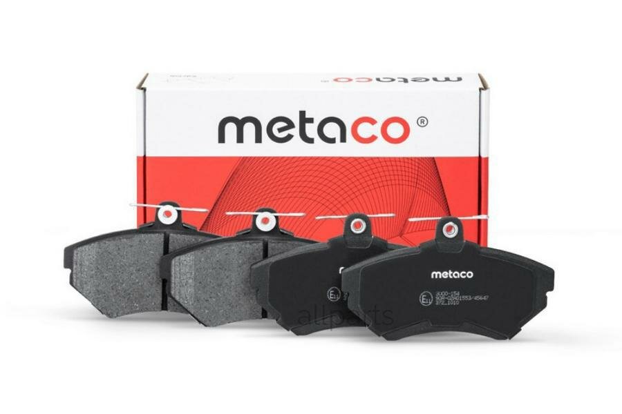 METACO 3000-154 Колодки тормозные передние к-кт VW Passat [B3] (1988-1993), VW Golf IV/Bora (1997-2005)