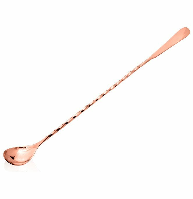 Столовый прибор Ложка барная 30 см медь Lumian Luxury Bar Tools "Hoffman" / 320569