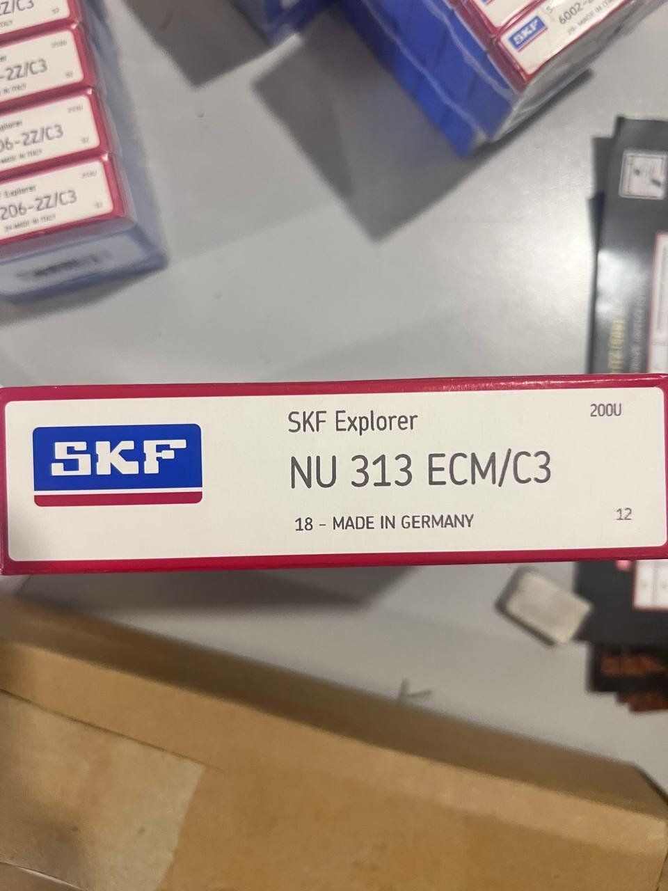 Подшипник SKF NU 313 ECM/C3 (D - 140 мм, d -65 мм) - произведён в Германии