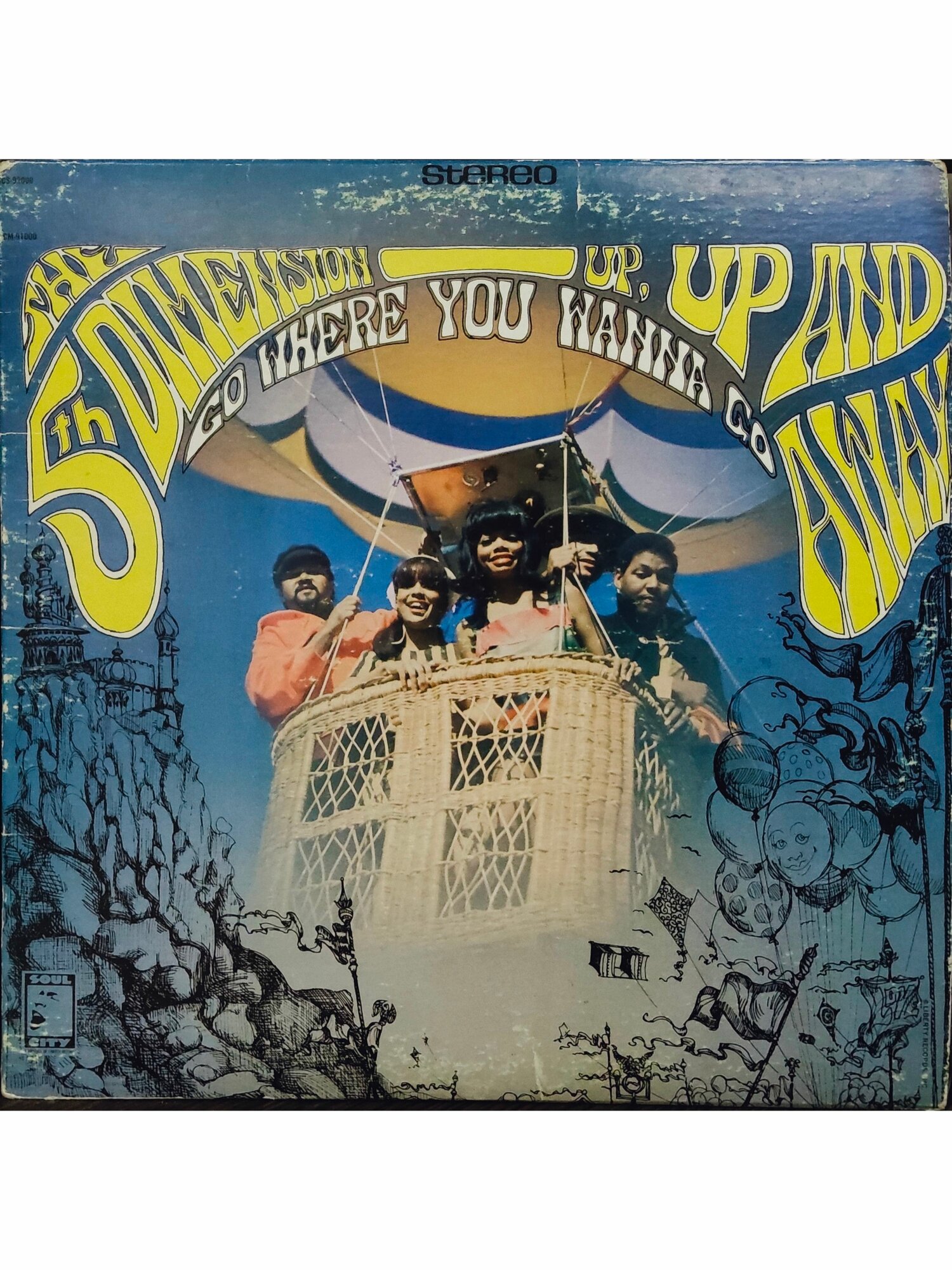 Виниловая пластинка The Fifth Dimension "Up, Up and Away", LP, 1967, EX
