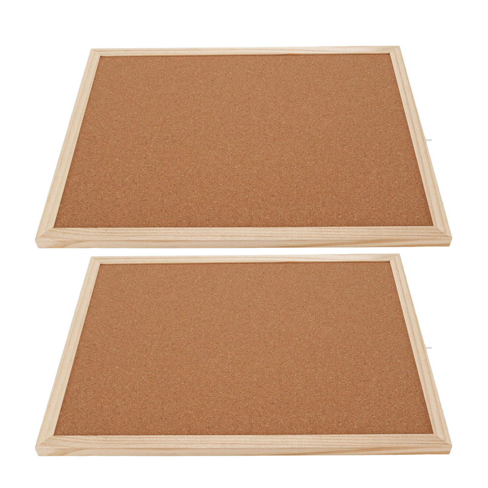 2 шт. пробковых досок 30x40 см с деревянной рамой для офисных стен, декоративная подвесная булавка для объявлений, памятная доска объявлений