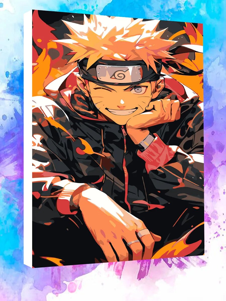 Картина по номерам Наруто Ураганные Хроники Аниме
