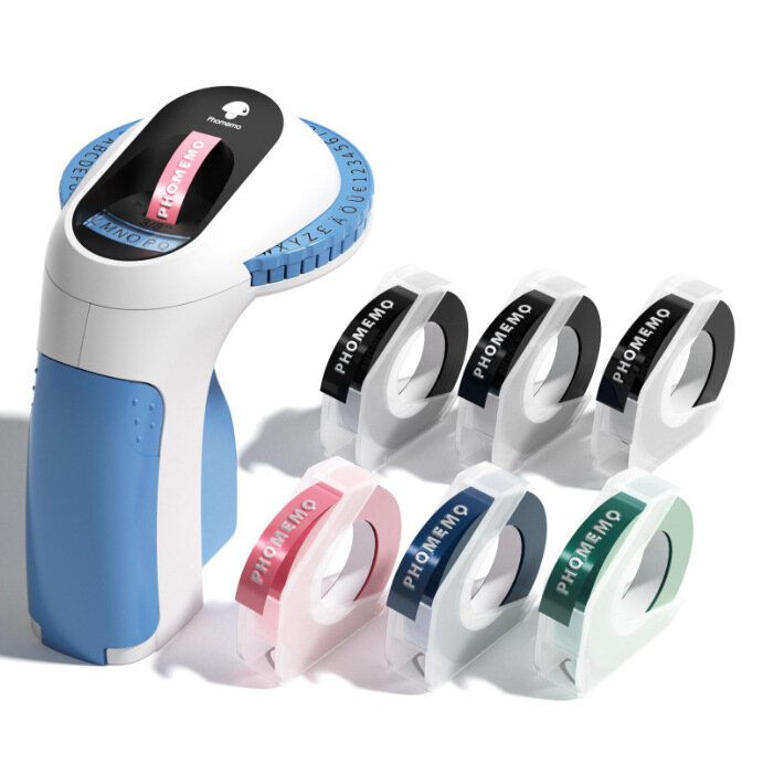 Phomemo E975 Модный портативный принтер для ленточных этикеток, ручной пресс, DIY, креативный домашний логотип, оптовая продажа