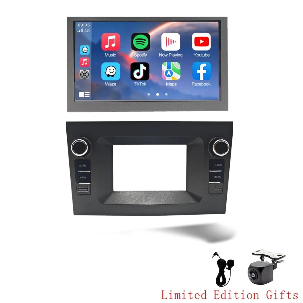 Android 15 Carplay Auto для Opel Vectra 3 C 2002 2003 2004 2005 2006 2007 2008 Мультимедийный автомобильный радиоплеер BT DSP Стерео 4G 64G Carplay Auto