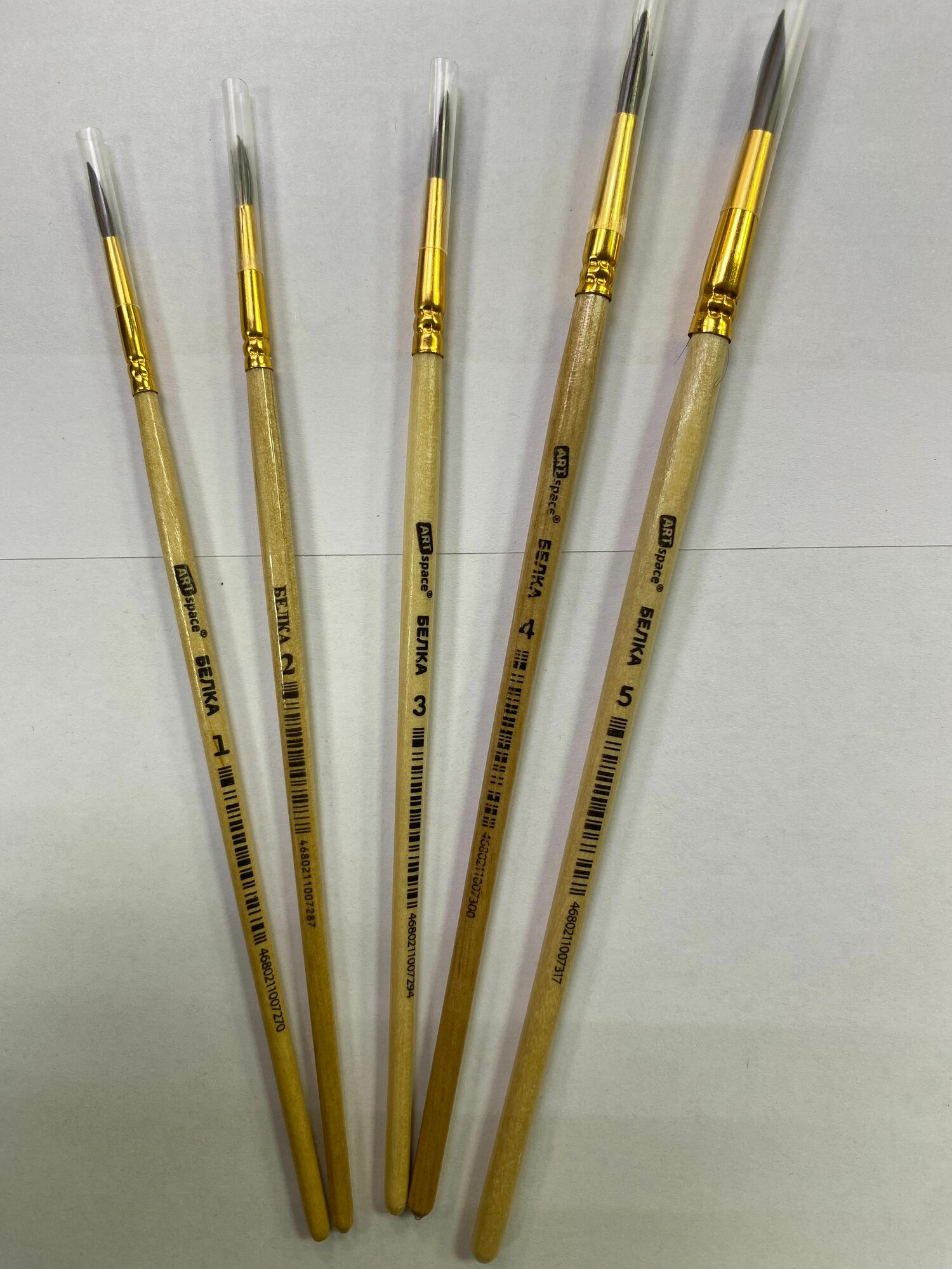 Набор кисточек Белка АRТ Space № 1,2,3,4,5.