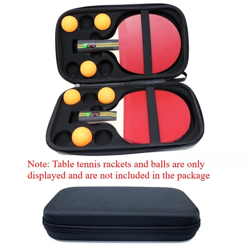 Черный чехол для ракетки настольного тенниса Double Tray