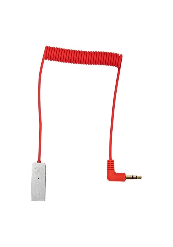 Беспроводной адаптер Bluetooth 5.0, автомобильный аудиоресивер Aux с разъемом 3,5 мм - красный