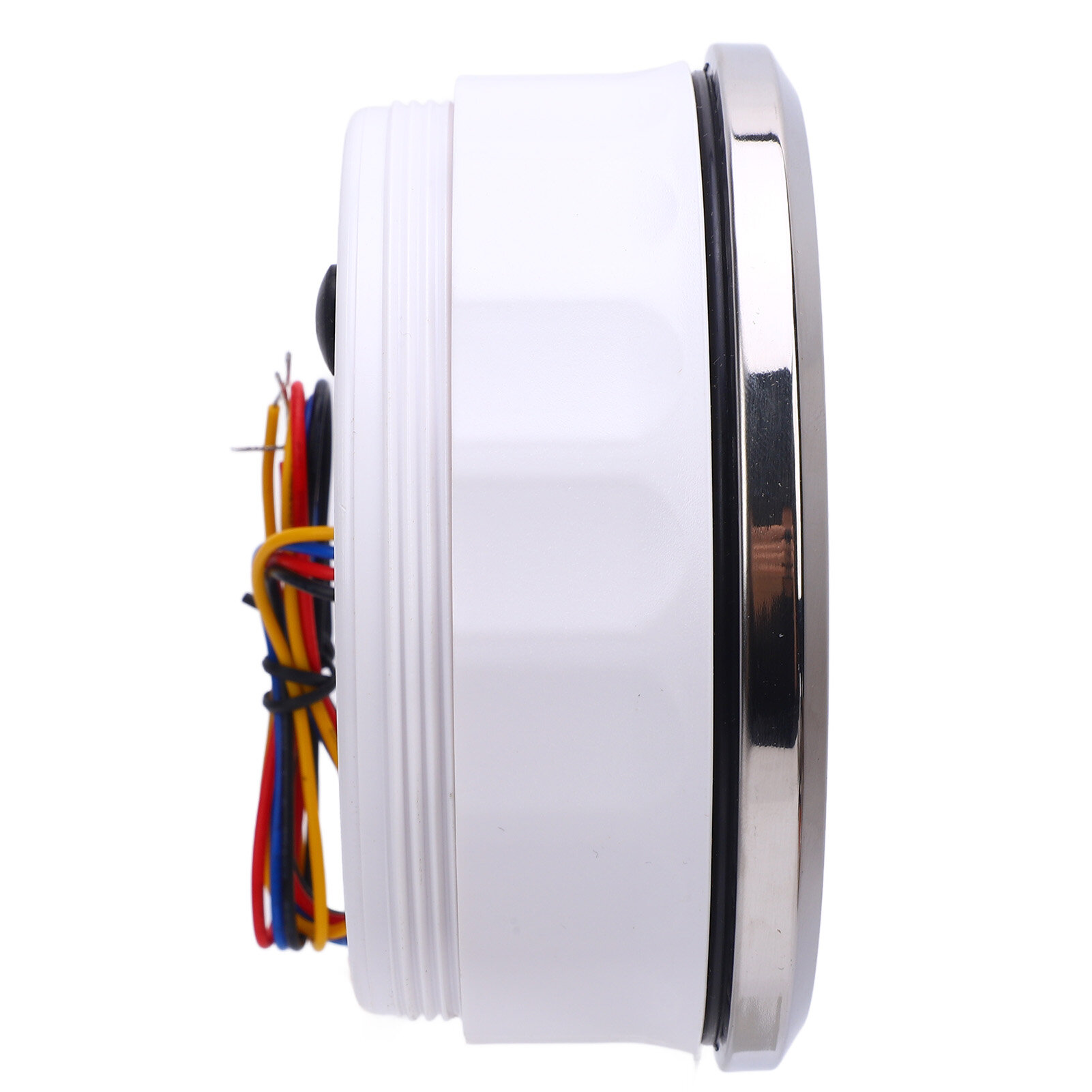 110 мм 4-3/8 дюйма тахометр 7 цветов подсветка DC 9-32 В 3000 об/мин датчик с счетчиком моточасов для автомобиля яхты автофургона лодки грузовика черный циферблат серебристый ободок CXA003