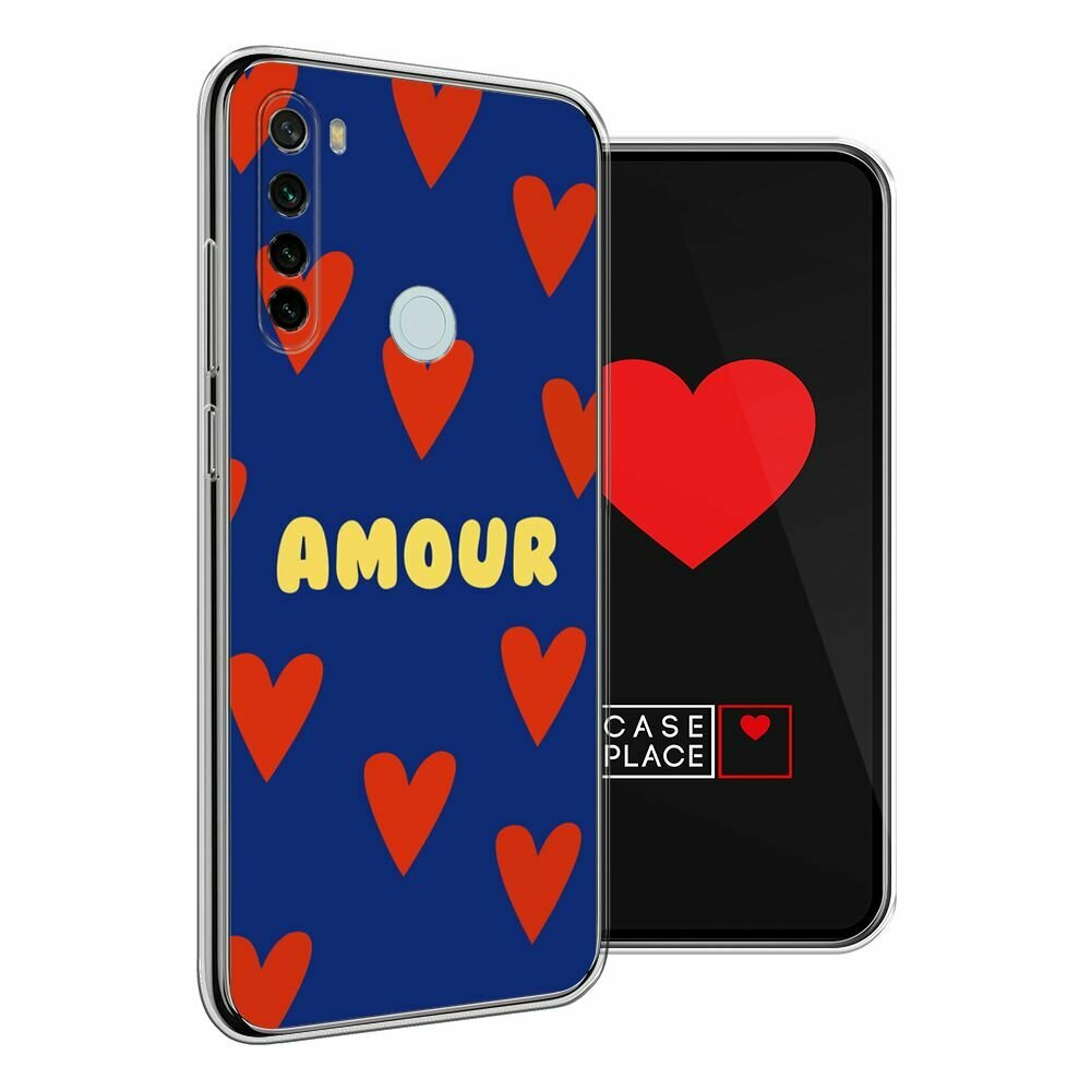 Чехол на Xiaomi Redmi Note 8T / Сяоми Редми Нот 8Т с принтом "Amour art - 14 февраля" — фото 1
