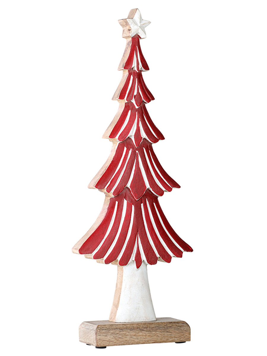 Новогоднее украшение елка Carnival tree декор деревянный New Year Essential 40 см Tkano TK25-NY_CTR0011