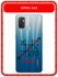 Чехол на Oppo A53 / Оппо А53 с принтом "Крестики-нолики 1 - 8 марта", прозрачный