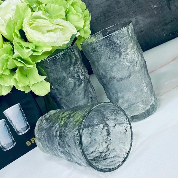 Набор стаканов 6 шт 350 мл. Коллекция "Лед" в подарочной упаковке. Lenardi. Стекло.