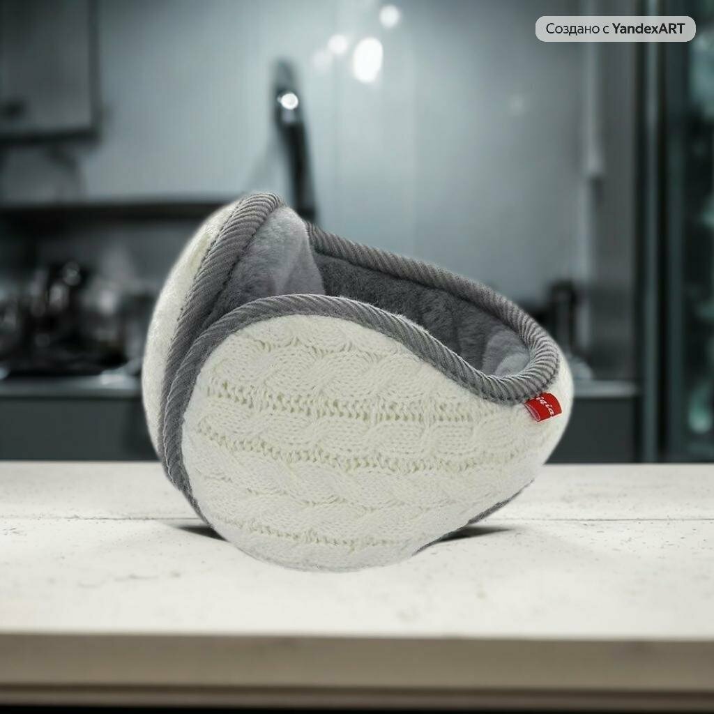 Теплые вязаные наушники-вкладыши, складные наушники, зимние наушники-вкладыши унисекс