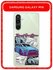 Чехол на Samsung Galaxy M16 / Самсунг Галакси М16 с принтом "JDM коллаж", прозра...