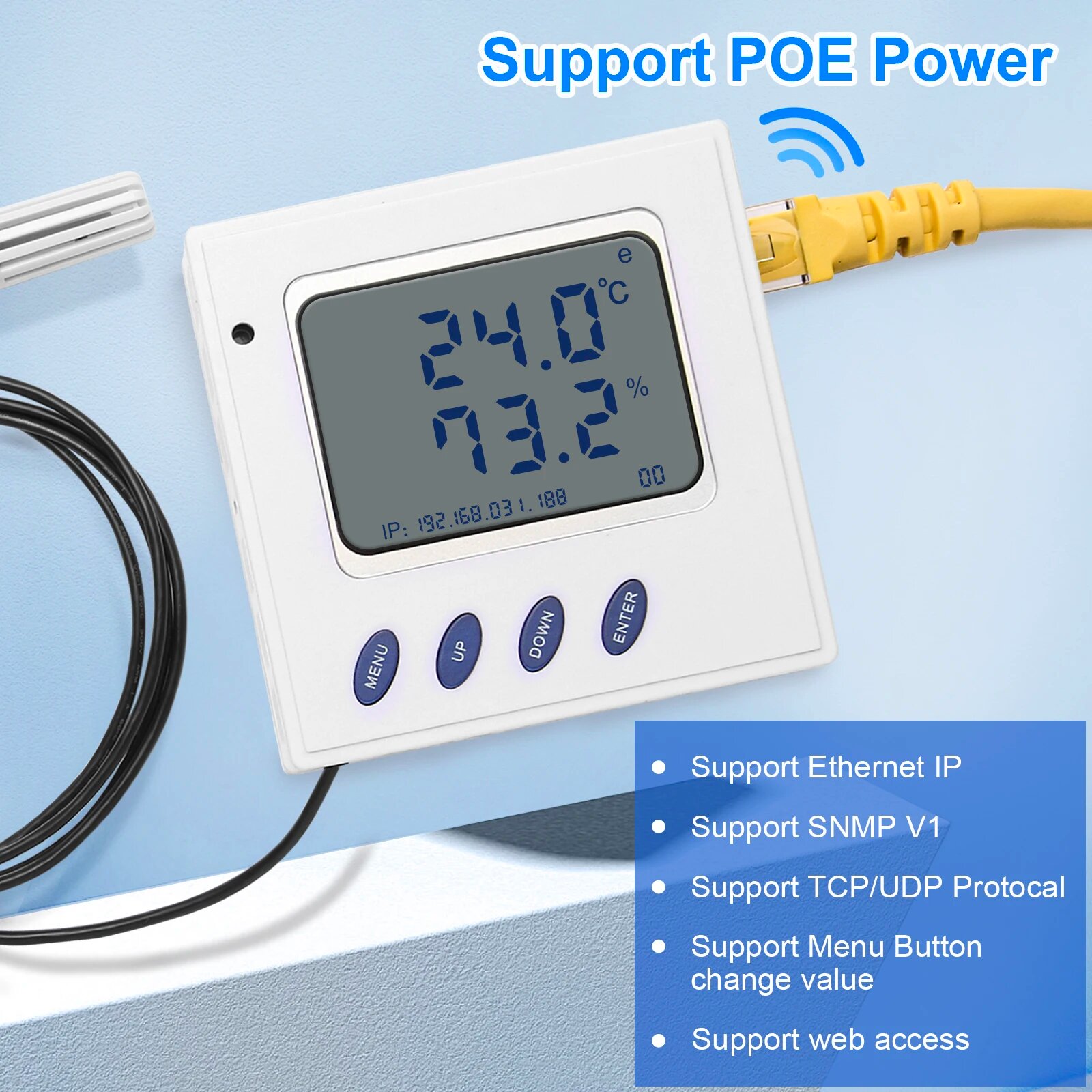 Датчик температуры и влажности POE Lead Probe