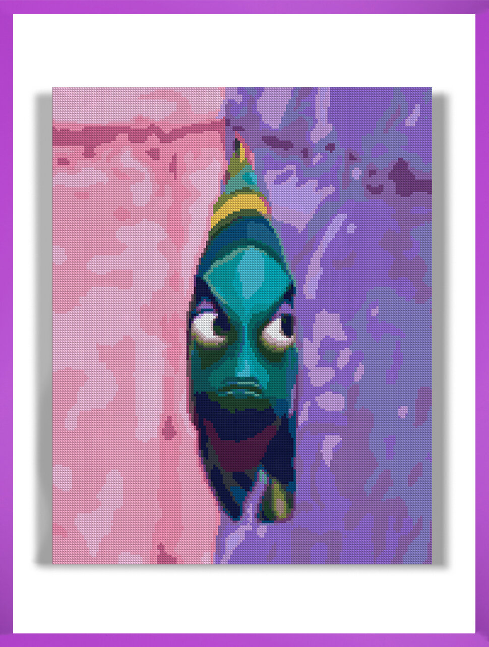 Алмазная мозаика на подрамнике - вышивка - Алистер 40 х 50 см