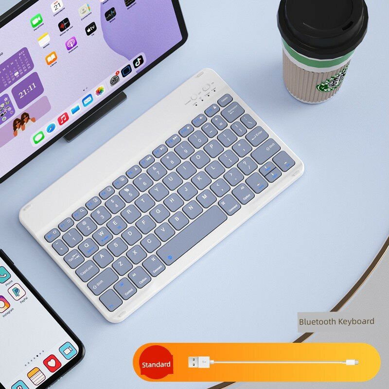 Комплект клавиатуры и мыши BOW Bluetooth подходит для планшета Huawei matepadpro11, мобильного телефона Xiaomi, Apple