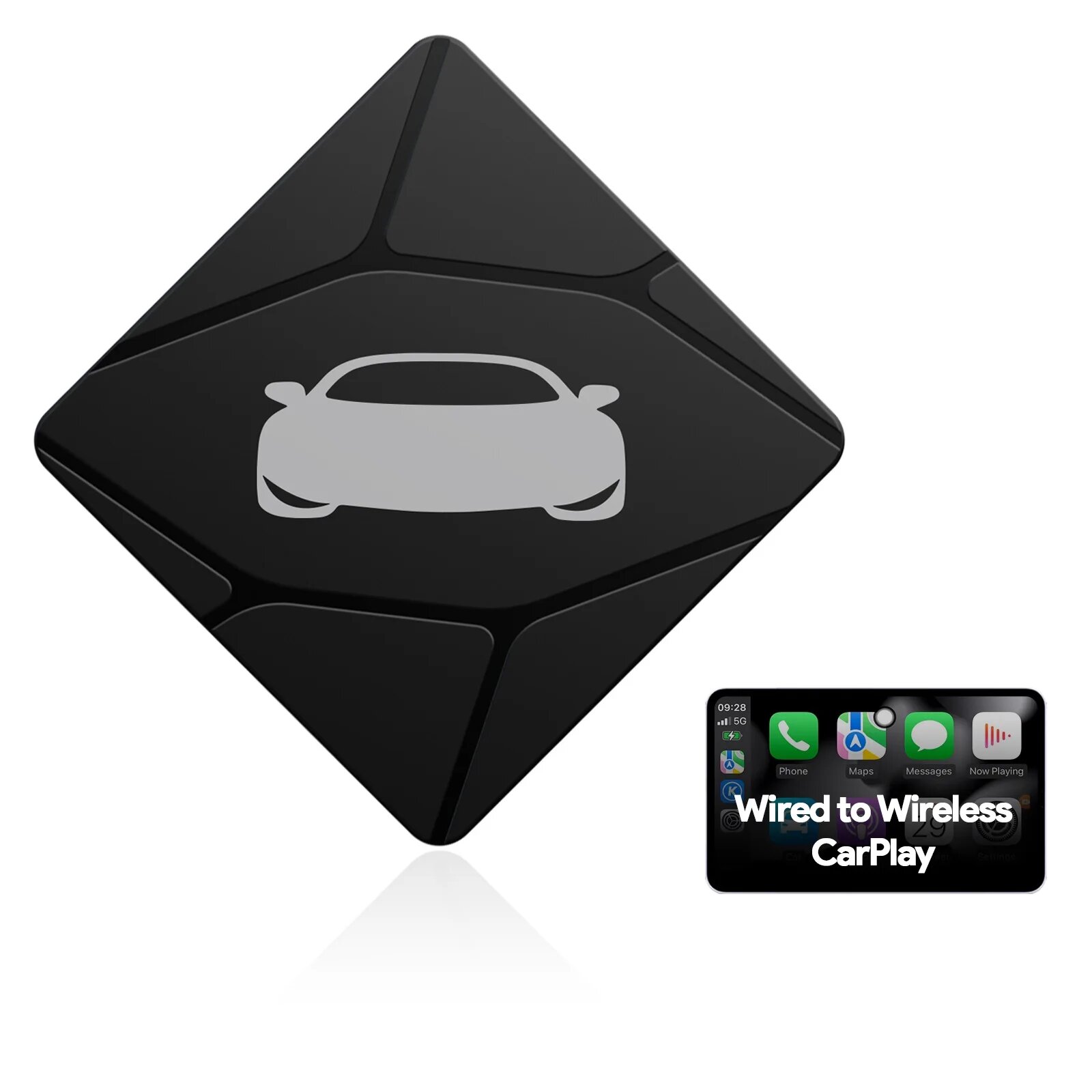 Binize беспроводной адаптер CarPlay 2 в 1 беспроводной CarPlay Android автомобильный CarPlay Box