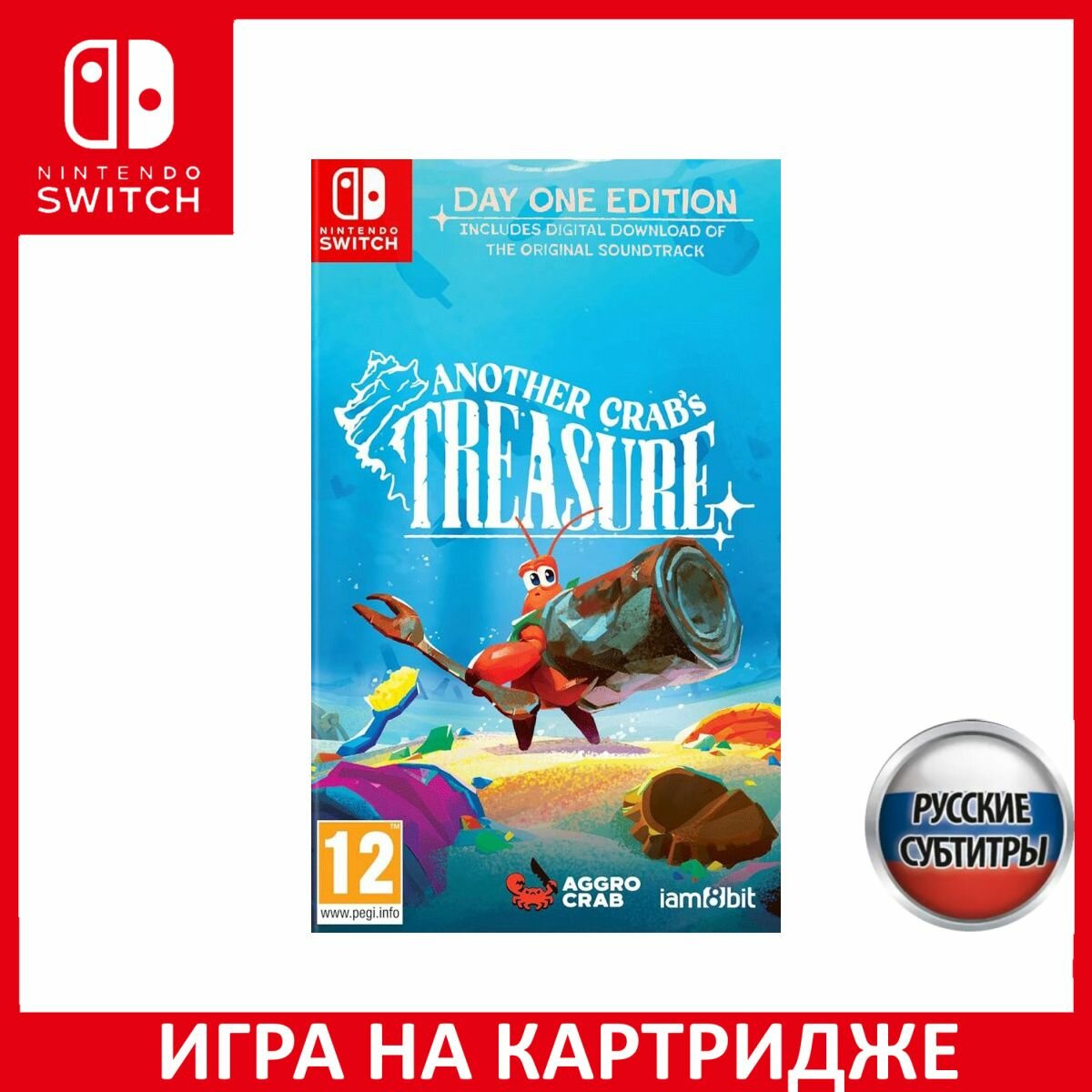 Игра Another Crabs Treasure Day One Switch Русская Версия Картридж на Nintendo Switch