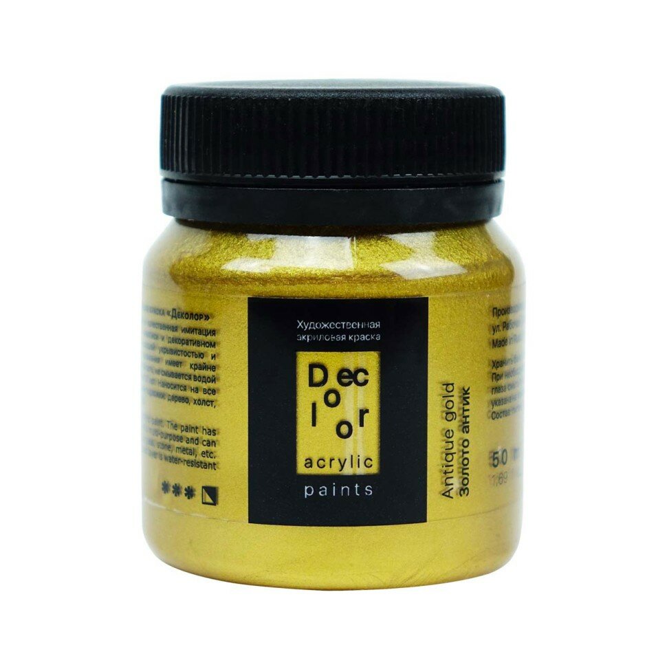 Акрил Золото антик Деколор 50мл, артикул 2612127