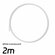 Трубка PTFE 2м White translucent для 3D-принтера