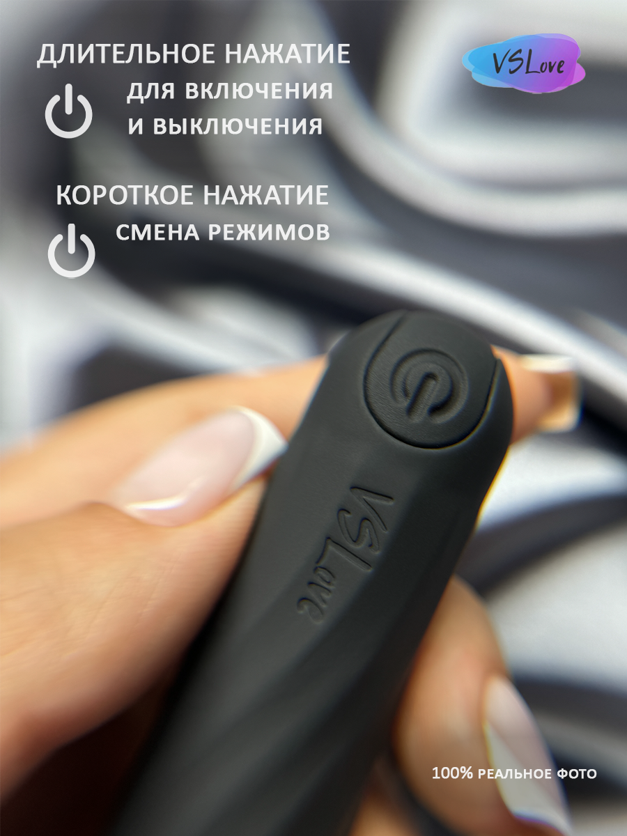 Вибратор VSLove мини 2, вибропуля, для клитора, 10 режиов, черный