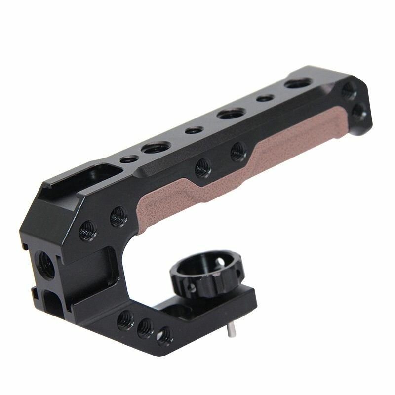 Верхняя ручка камеры для кроличьей клетки Силиконовая ручка Alai кофейного цвета