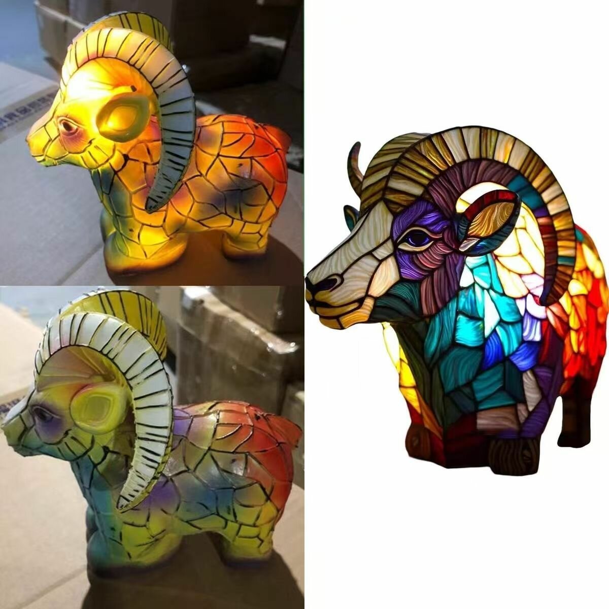 Популярный красочный 3D ночник в виде животного, декоративный светильник для спальни и детской комнаты, художественная настольная лампа для украшения дома.