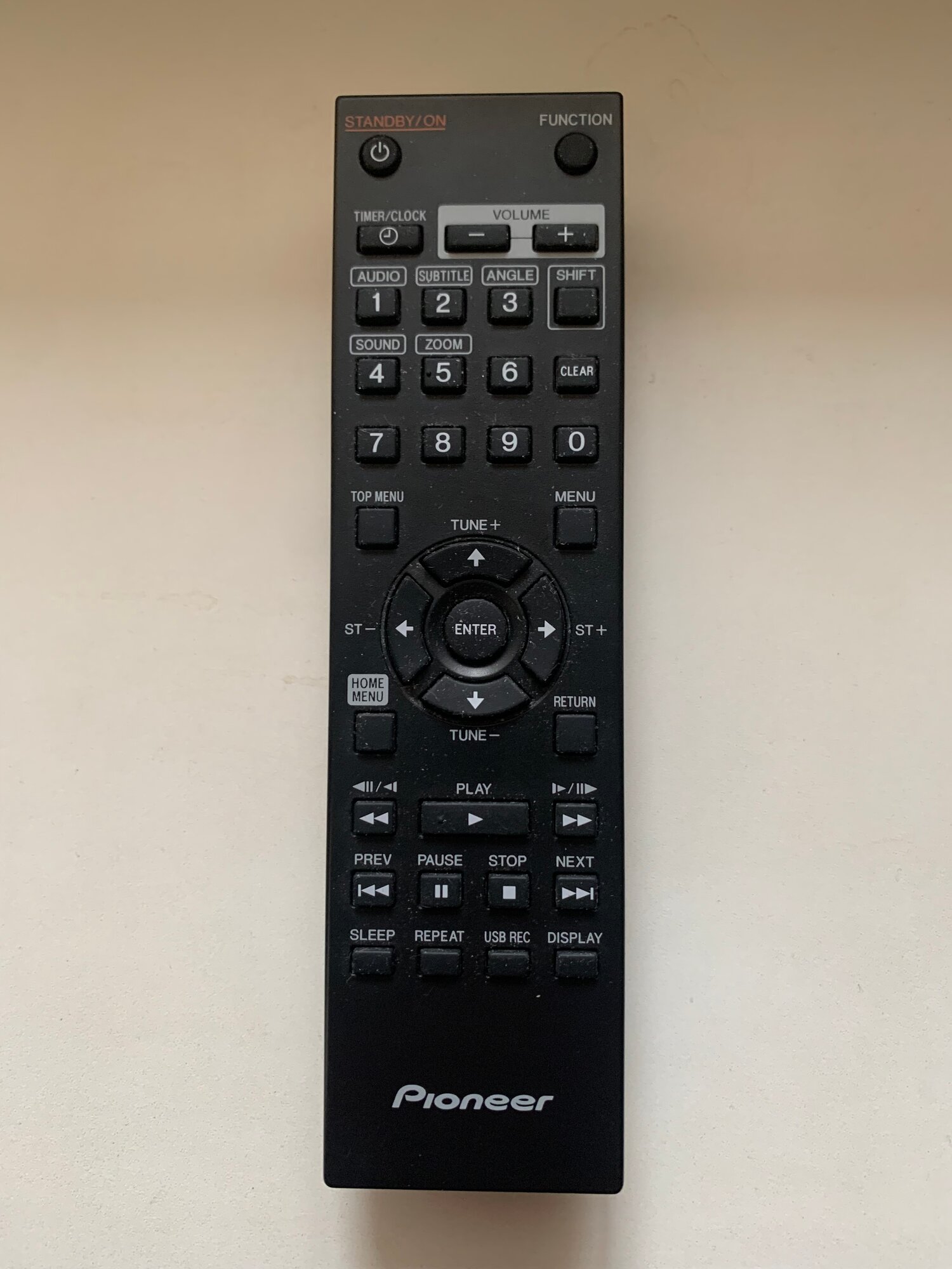 Pioneer 076E0RX011 пульт оригинальный для музыкального центра