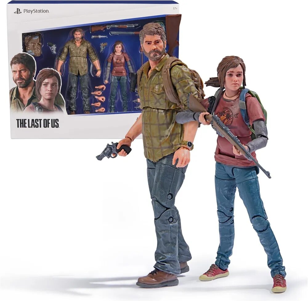 Коллекция фигурок Toys The Last of Us, Джоэл и Элли, 6-дюймовая фигурка в 2-х упаковках