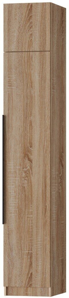 Шкаф пенал, для одежды Арлин, Легкомаркет, правый, 400-550-2400, платяной, цвет дуб сонома