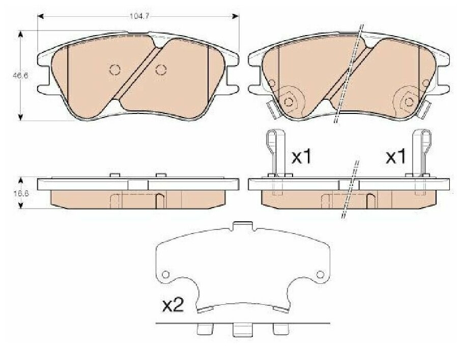 Колодки торм. диск. пд. Hyundai Atos 01- Lucas/TRW