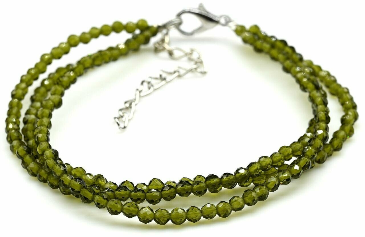 Браслет-цепочка, циркон