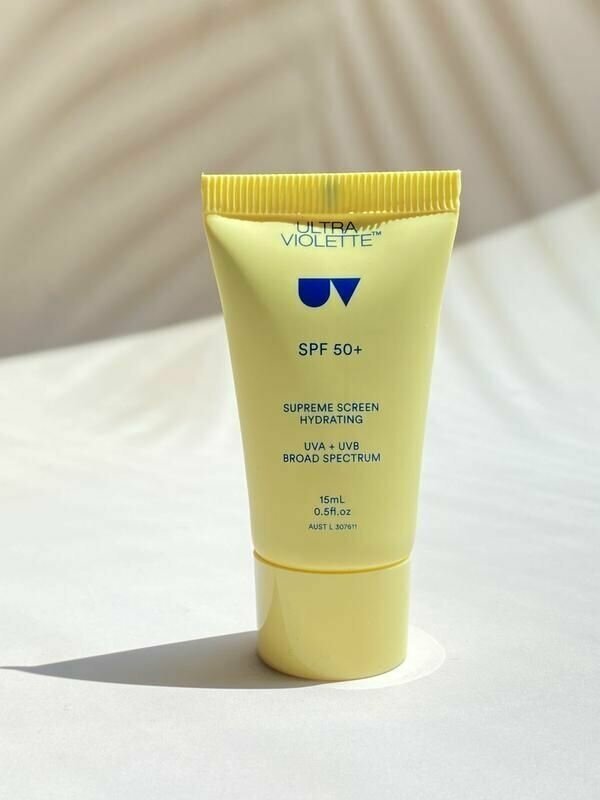 Ultra Violette Travel size Солнцезащитный крем праймер Supreme Screen SPF50+ (15 мл)