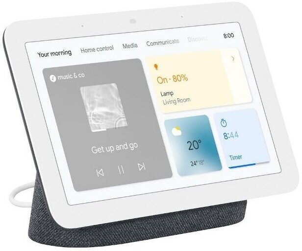 Умный дисплей Google Nest Hub (2nd gen) charcoal (GA01892), Wifi