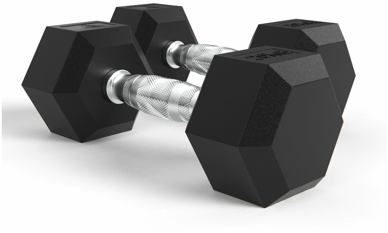 Гантели DFC гексаг. обрез. 20кг (пара) DB001-20