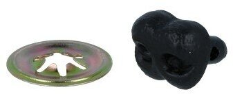 Нос пластиковый "HobbyBe" ANS-15 с шайбой 15 мм x 13 мм черный